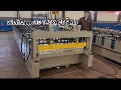 PLC Controllo di metallo a freddo foglio di tetto Machiney Roof Tile Wall Pannel Roll Forming Machine