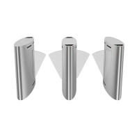 China Baffle Gate Flap Barrier Face Recognition Turnstile Elegant Gate Access Control System for sale