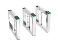 China High Speed Pedestrian Swing Gate Turnstile RFID Reader QR Code Scanning for sale