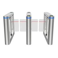 China High Security Pedestrian Access Control Automatic Swing Gate Turnstile 304 Stainless Steel for sale
