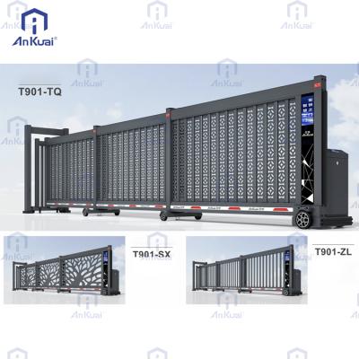 China Ankuai Secure Retractable Sliding Gate: Auto-Telescopic Driveway Access Gate for sale