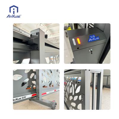 중국 안쿠아이 고강도 보안 슬라이딩 게이트: 스마트 텔레스코핑 액션의 자동 텔레스코핑 진입로 판매용