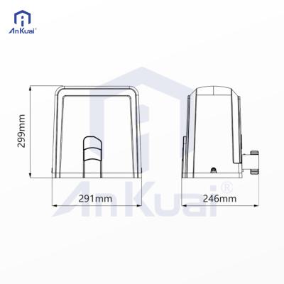China AK800DC Smart Automatic Door Opener with Remote Control Infrared Wifi App Sensor Enabled for Commercial Use for sale