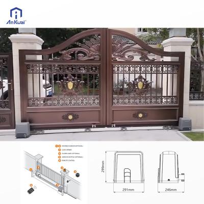 China Industrial Modern 1000KG Automatic Door Operators Metal Door with WIFI Controller Maximum Load 1000kg for sale