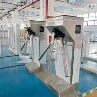 China Semi-Automatic Control Tripod Turnstile Gate with Auto-Reset Function and -25° to 75° Working Temperature Range for sale