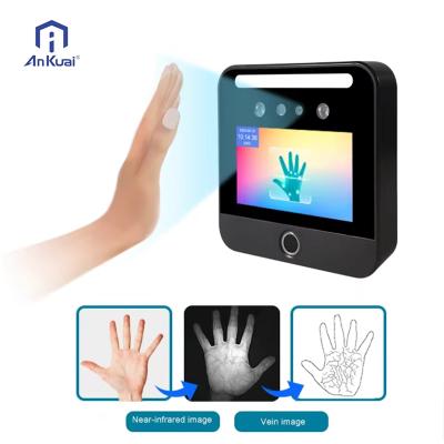 China Contactless Palm Vein Attendance Machine with Built in 4G SIM Card for School Student Punch Clock for sale