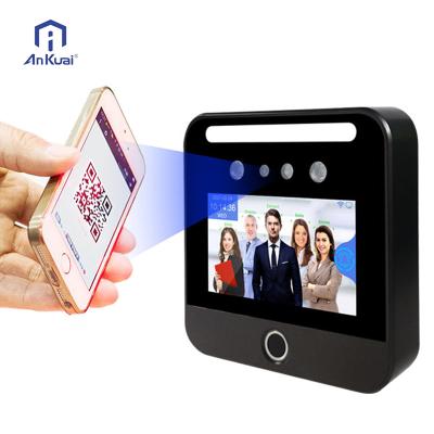 China AI Software Access Control Card Reader Night Vision QR Code Reader Biometric Facial Recognition System Touch Screen SDK TCP Easy for sale