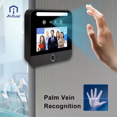 China Cloud Integration Live Body Detection Night Vision Wifi TCP/IP Attendance Machine Fingerprint and Face Access Control System for sale