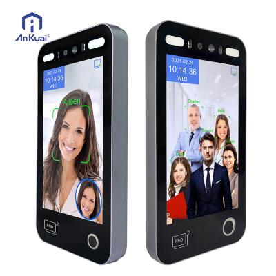 China 8-Inch WiFi TCP HD IPS Biometric AI Face Recognition Door Access Control System RFID Reader Night Vision Motion Detection for sale