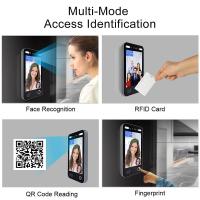 China 8 Inch Screen Dynamic Biometric Time Attendance System Fingerprint Face Recognition Access Control Device WIFI Cloud for sale