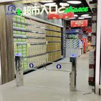 China Supermarket Swing Turnstile Gate Automatic Pedestrian Access Control Solution for Shopping Centers for sale