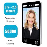 China 10.1 Inch Touch Screen Biometric Web Api Face Recognition Terminal Access Control System for sale