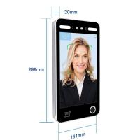 China 10.1 Inch Touch Screen Biometric Web Api Face Recognition Terminal Access Control System for sale