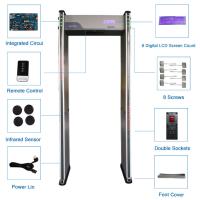 China High Precision Walk Through Metal Detector Gate Anti-Interference Security Screening Gate for School Security Project for sale