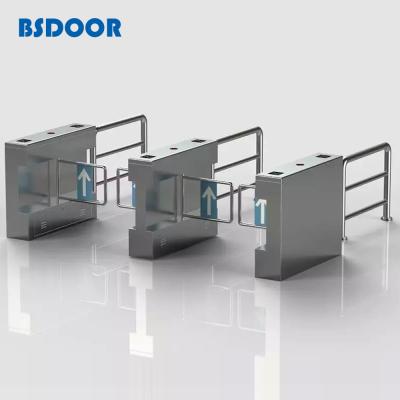 China Pedestrian Security RS485 Swing Barrier Turnstile Automatic Entry System for sale