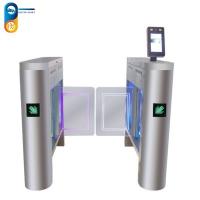 China Pedestrian Security Vertical Swing Half Height Turnstile With Face Recognition for sale