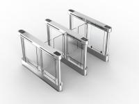 China Swing Gate Digital Optical Barrier Turnstiles Controlled Acrylic for sale