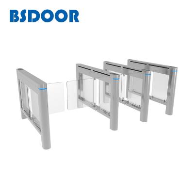 China De snelle Turnstile van de Snelheidspoort Ingang van het het GlasToegangsbeheer van de Barrièreschommeling Te koop
