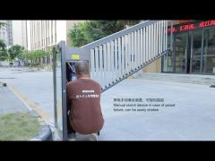 Economical Straight Arm Folding 1.5s Vehicle Barrier Gate Parking Management