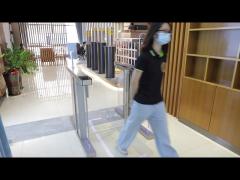 Security Electronic 600mm Width Intelligent Barrier Gate Single Lane