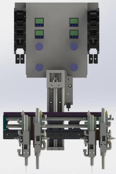Quality HP-730C Precision Conformal Coating Machine 2 Coating Valves 2 Dispensing Valves for sale