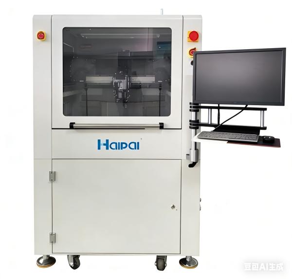Quality HP-740D 4 Axis Online Dispenser ±180° Rotating U Axis 2600ML Glue Supply For High Density PCBs for sale