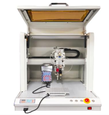 China HP-T661-2 Dual Valve Countertop Coating Machine 500W Single Y Platform for sale