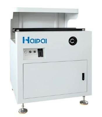 China HP-213 Inspection And Collection Station Chain Conveyor With Manual Width Adjustment for sale
