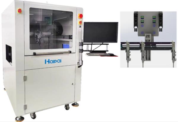 Quality HP-7303 Triple Valve Conformal Coating Machine For Consumer Electronics PCB Manufacturing for sale