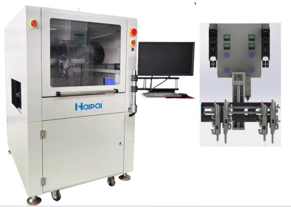 Quality HP-730C Precision Conformal Coating Machine 2 Coating Valves 2 Dispensing Valves for sale