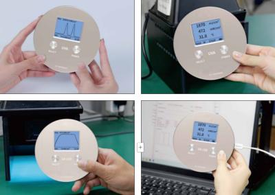 China HP-EM1-LED UV Energy Meter | High-Speed UV Radiometer for LED Curing for sale