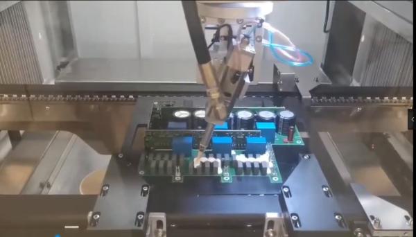 Quality Five Axis Online Dispensing Machine High Precision U/R Rotary RTV Dispensing for sale