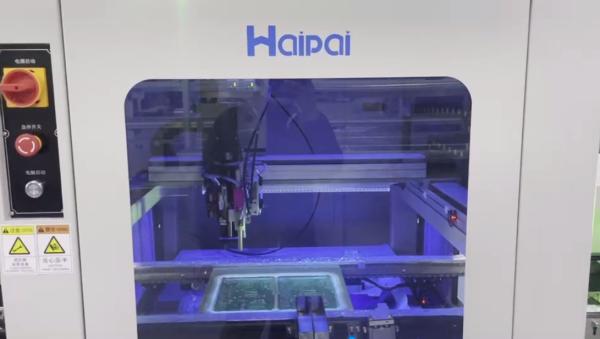 Quality Double Valve Five Axis PCBA Conformal Coating RTV Dispensing Machine for sale