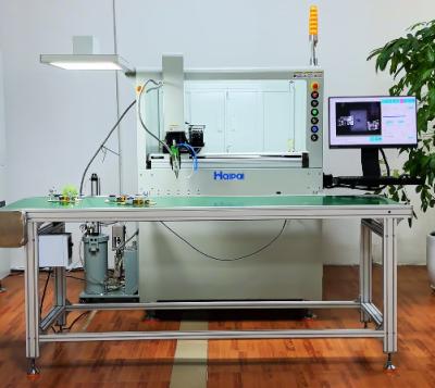 China HP-M50 vision-guided dispensing machine|CCD positioning| 5-axis control|automatic PCB & PCBA Adhesive Dispensing |flexible electronics manufacturing for sale