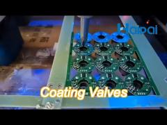 1mm accuracy conformal coating valves precision low pressure atomizing valve