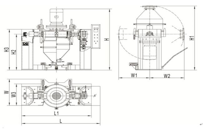 Cm 600 Liters Automatic Container Mixer