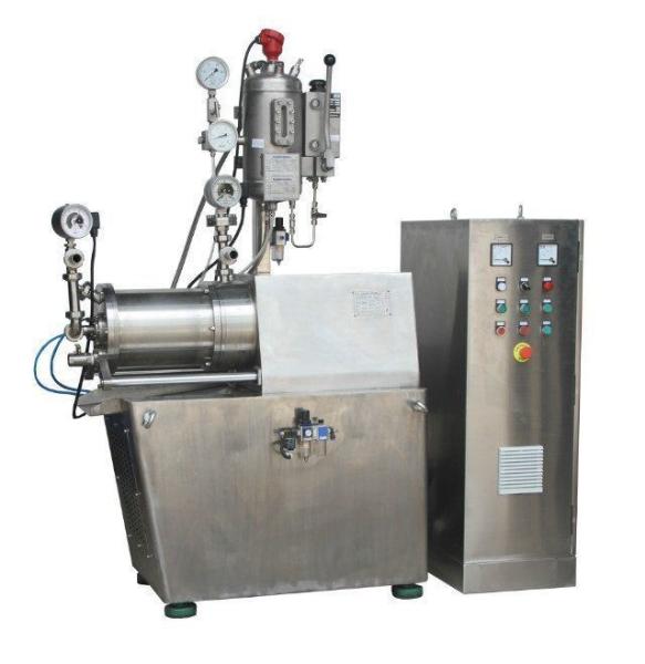 Quality Horizontal 6 Liters Pin Type Bead Mill Zro2 Medium Bead Grinder for sale