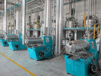 China Precision Grinding Machine Horizontal Bead Mill For Paint With Mixing System for sale