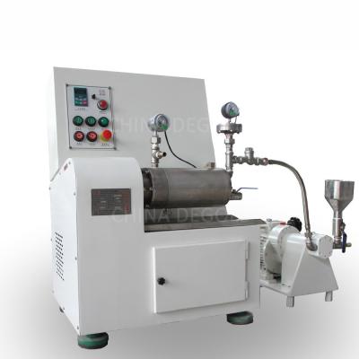 China Lab Horizontal Bead Mill Grinding Mill Machine For Chemical Processing for sale
