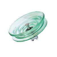 Quality 300kN Double Shed Power Line Glass Insulator For Heavy Duty Transmission for sale