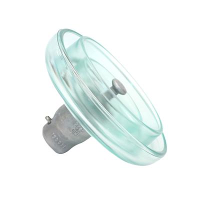 China Anti Pollution Fog Type Power Transmission Insulator Glass Electric Line Insulators For Coastal for sale