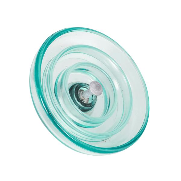 Quality Heavy Duty Glass Electric Wire Insulators 400kN Glass Pole Insulators Smooth Surface for sale