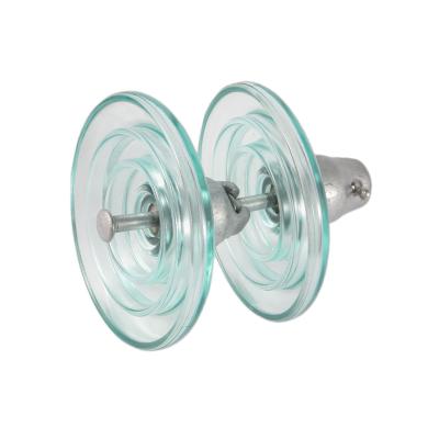 China U160BL U160BM U160BS Heavy Duty Cap And Pin Glass Insulator For High Voltage Power Grid Projects for sale