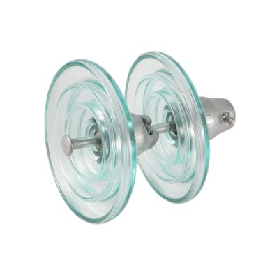 China U70BS Standard Electrical Toughened Glass Insulator Durable Meeting Global Transmission Standards for sale