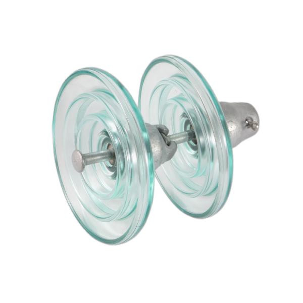 Quality Reliable Glass Suspension Insulators High Strength Standard Glass Transformer Insulator for sale