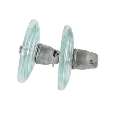 China U550B High Reliability Powerline Insulators Glass Electric Wire Insulators For High Voltage Projects for sale