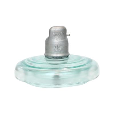 China 70KN U70B Toughened Glass Disc Suspension Insulator for Overhead Transmission Lines for sale