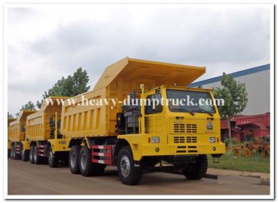 Cina il carico utile dell'autocarro con cassone ribaltabile di estrazione mineraria/autocarro a cassone 420hp 70 tonnellate basa gli spessori 10mm o 12mm in vendita