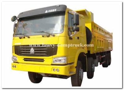 Cina motore potente 8x4 50 tonnellate di autocarro con cassone ribaltabile resistente 266h-375ph con la cabina del tetto piano in vendita