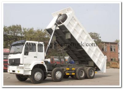 Cina Ribaltatore di CNTCN HOWO 22Tyres/autocarro con cassone ribaltabile 8 da un colore di 4 bianchi con servizio di personalizzazione in vendita